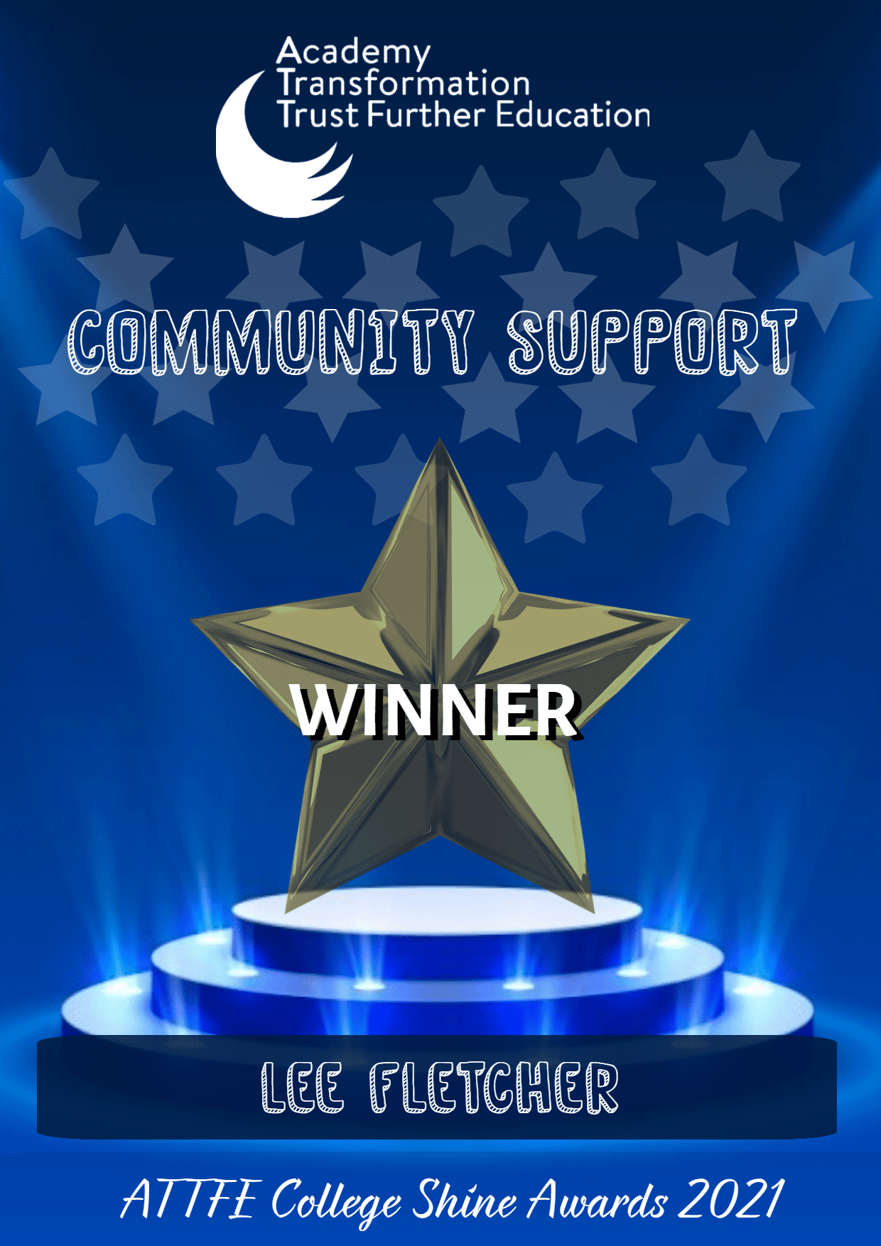 ATTFE College Shine Awards - Academy Transformation Trust Further Education