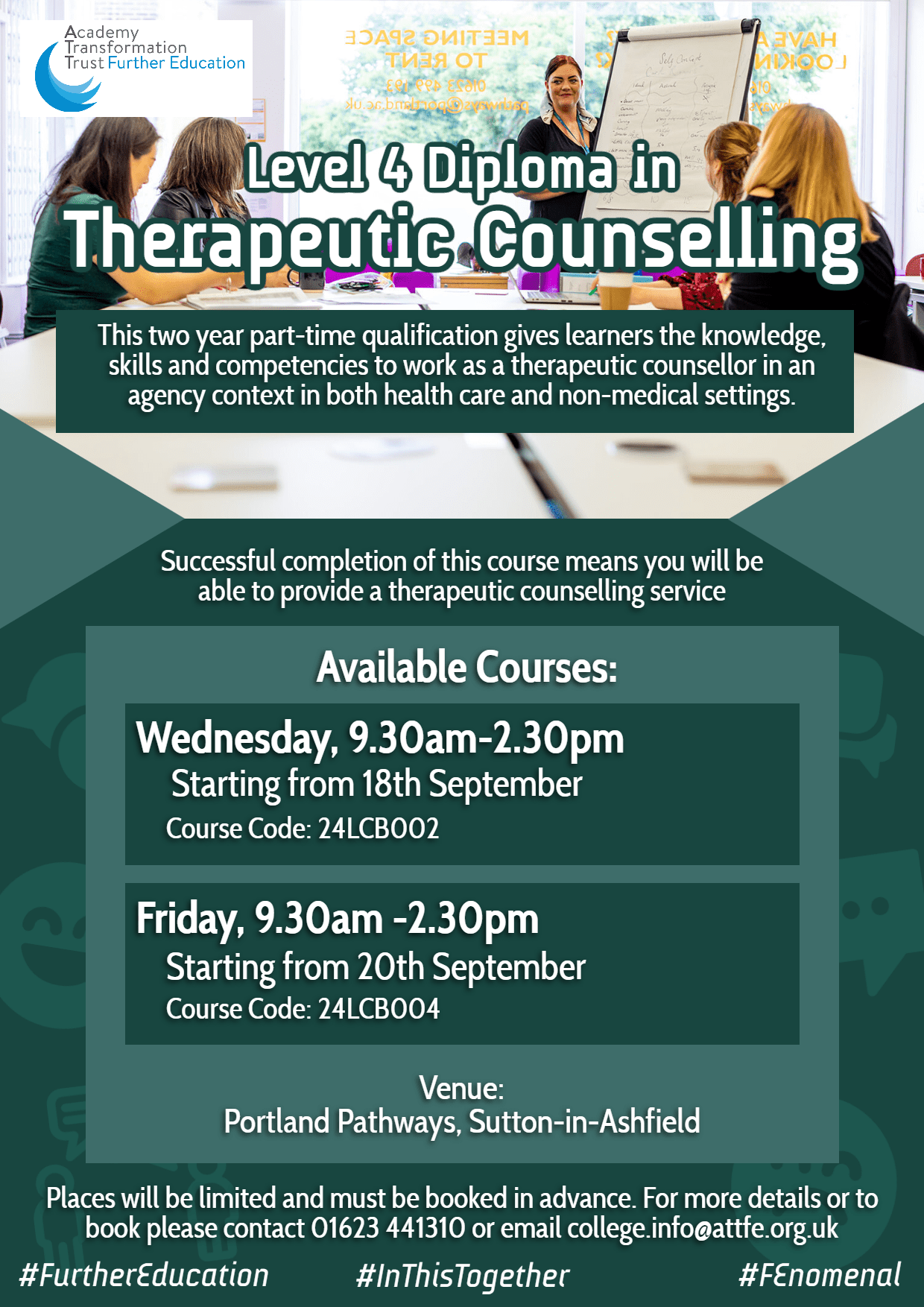 Counselling - Academy Transformation Trust Further Education